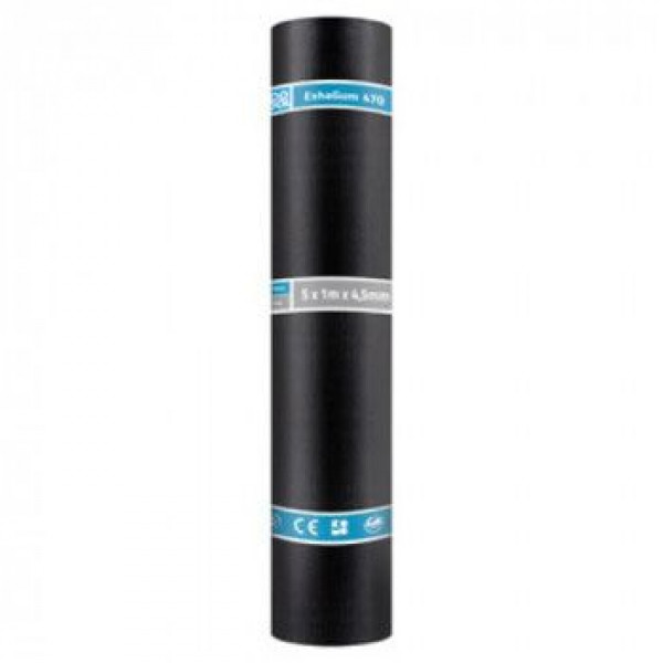 Bitumen dakbedekking op rol zonder leislag (6x1 mtr)
