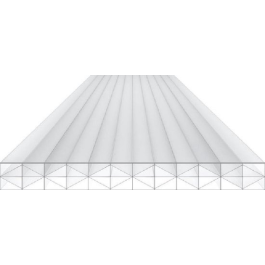 Polycarbonaat Kanaalplaat 16mm – 120 cm Breed